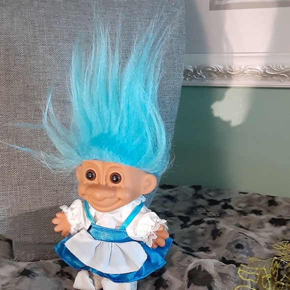 Trolls | Toys | My Lucky Troll From Holland Blue Hair | Poshmark